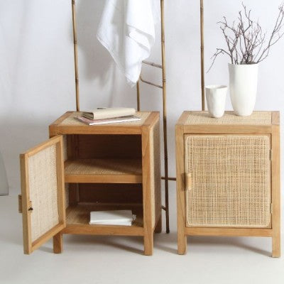 Acorn Rattan Bedside Table - RHS | Find It Style It Home